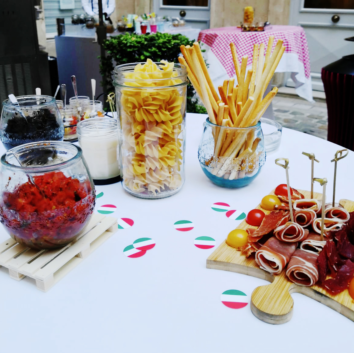 Buffet Italien pour Linklaters - Papilles Traiteur